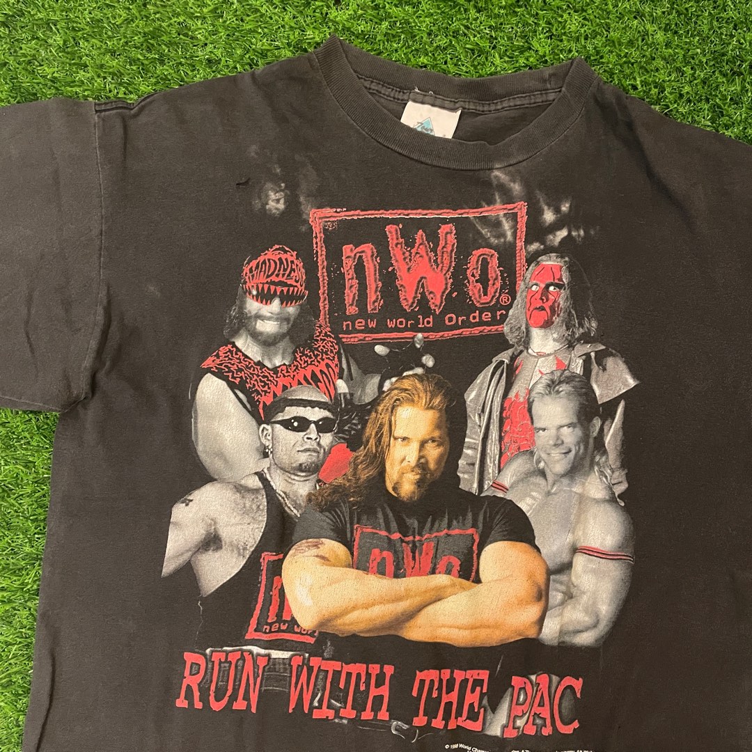 Vintage 1998 NWO Run With The Pac Shirt, Men's Fashion, Tops & Sets ...