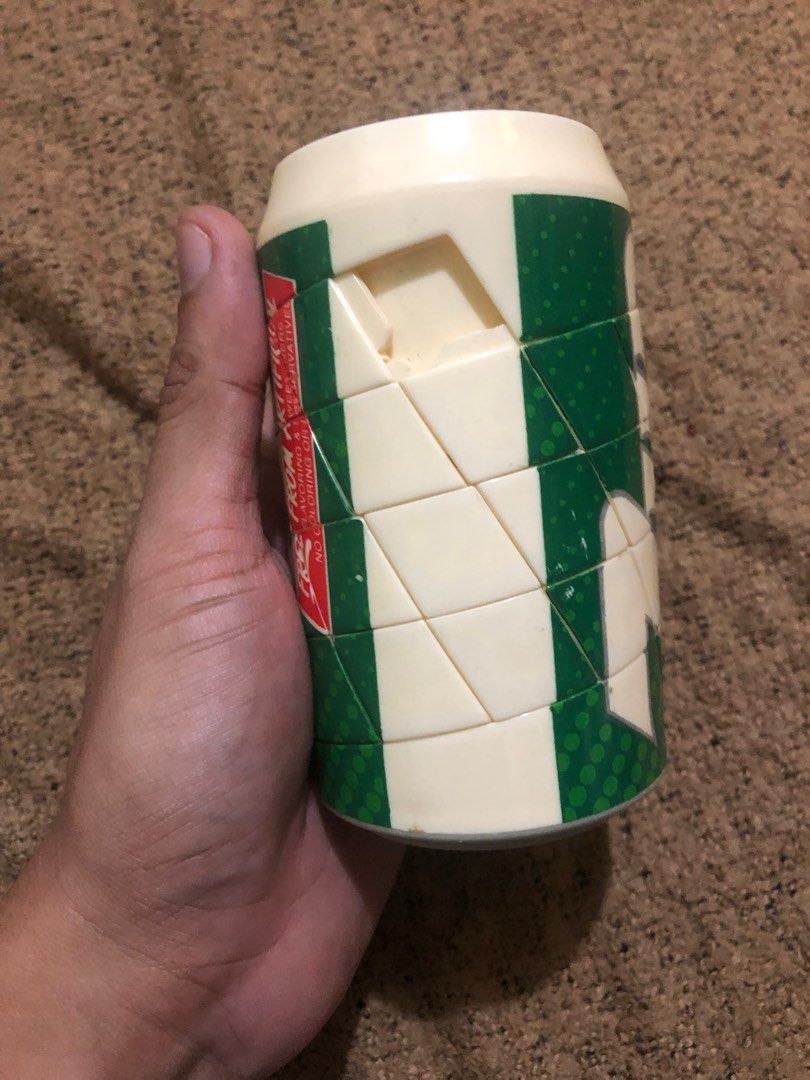 Vintage 7UP sliding puzzle can, Hobbies & Toys, Toys & Games on Carousell