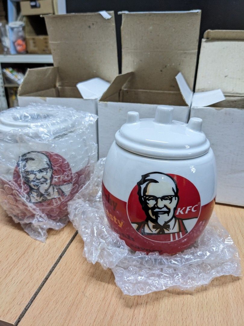 Vintage KFC Mug (red colour) limited units available, Hobbies & Toys ...