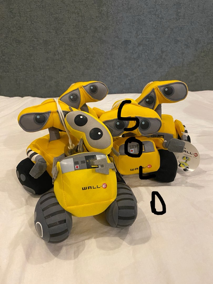 Wall-E plush toys, Hobbies & Toys, Toys & Games on Carousell
