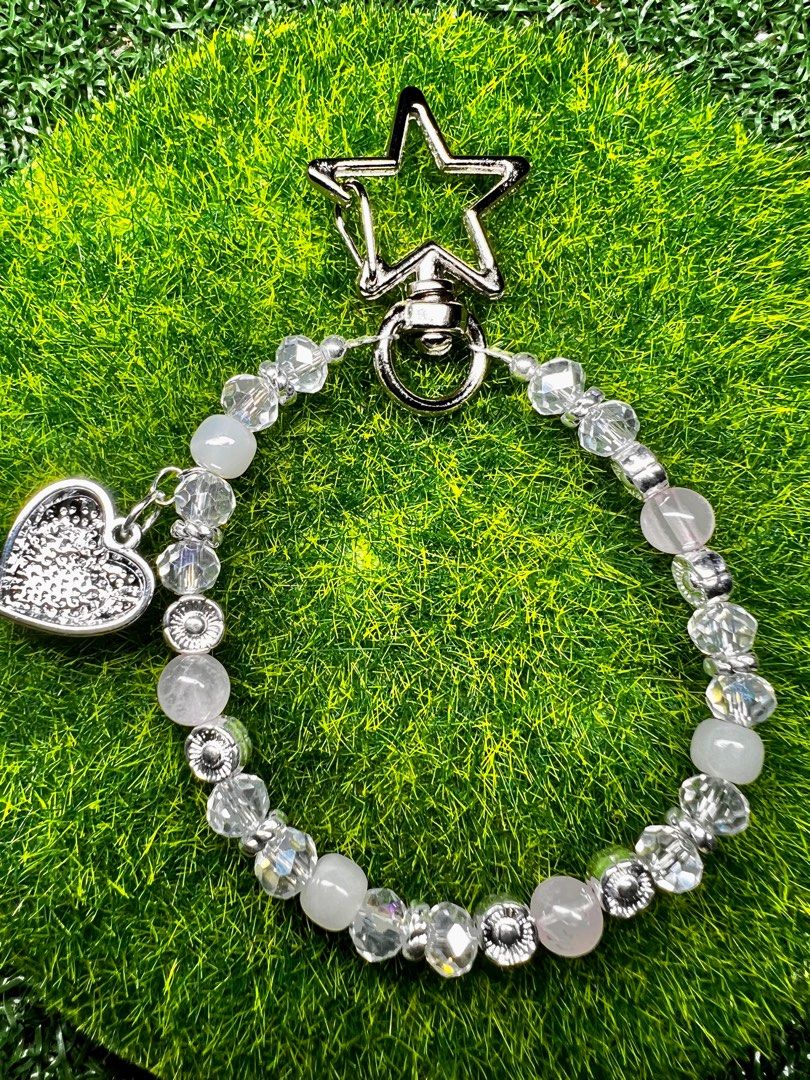 White quartz crystal key chains, Computers & Tech, Parts & Accessories ...
