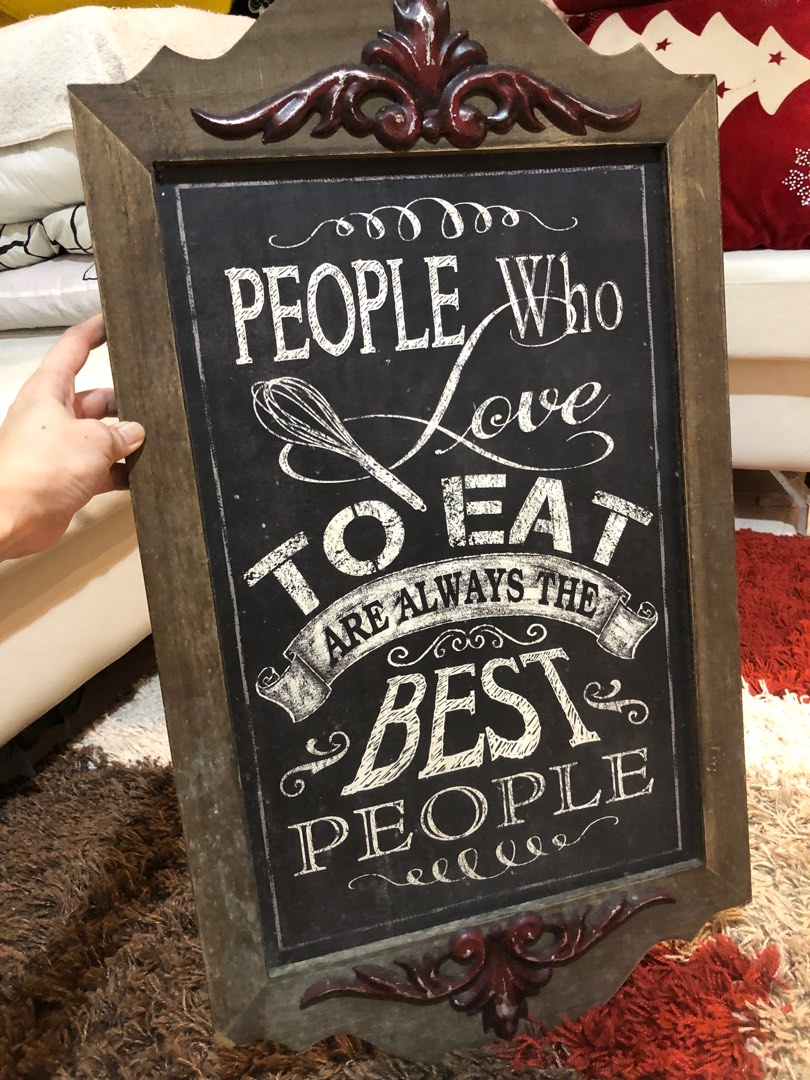 Wilcon Kitchen/Restaurant Wall Decor, Furniture & Home Living, Home ...