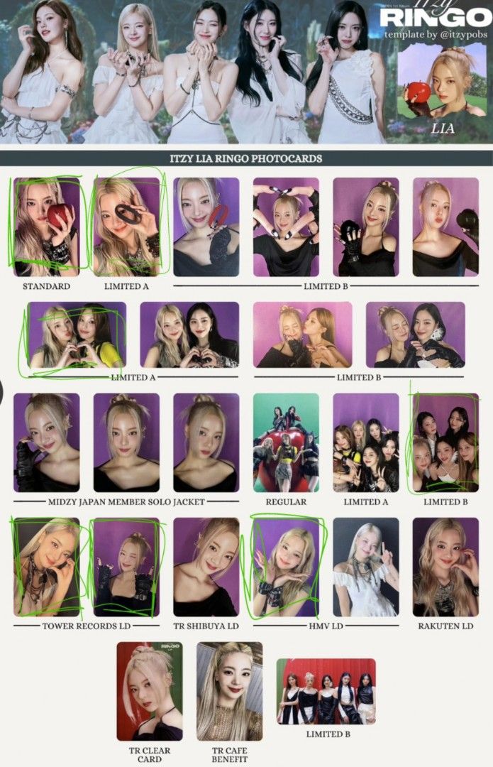 『WTB/LF Itzy Lia & Chaer Official Ringo Pcs 』, Hobbies & Toys ...