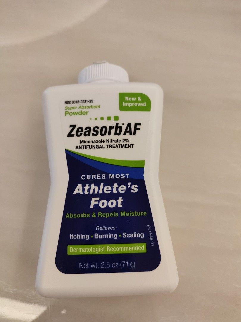 Zeasorb AF Antifungal Treatment Super Absorbent Powder, Health ...