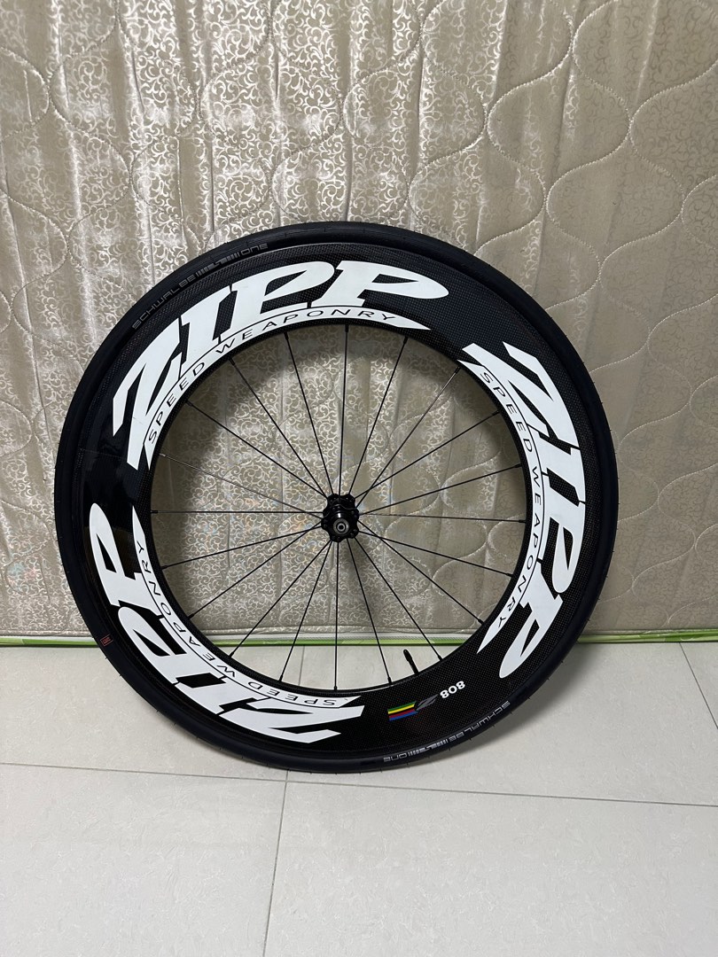 Zipp 808 carbon front wheel 88mm, Sports Equipment, Bicycles & Parts ...