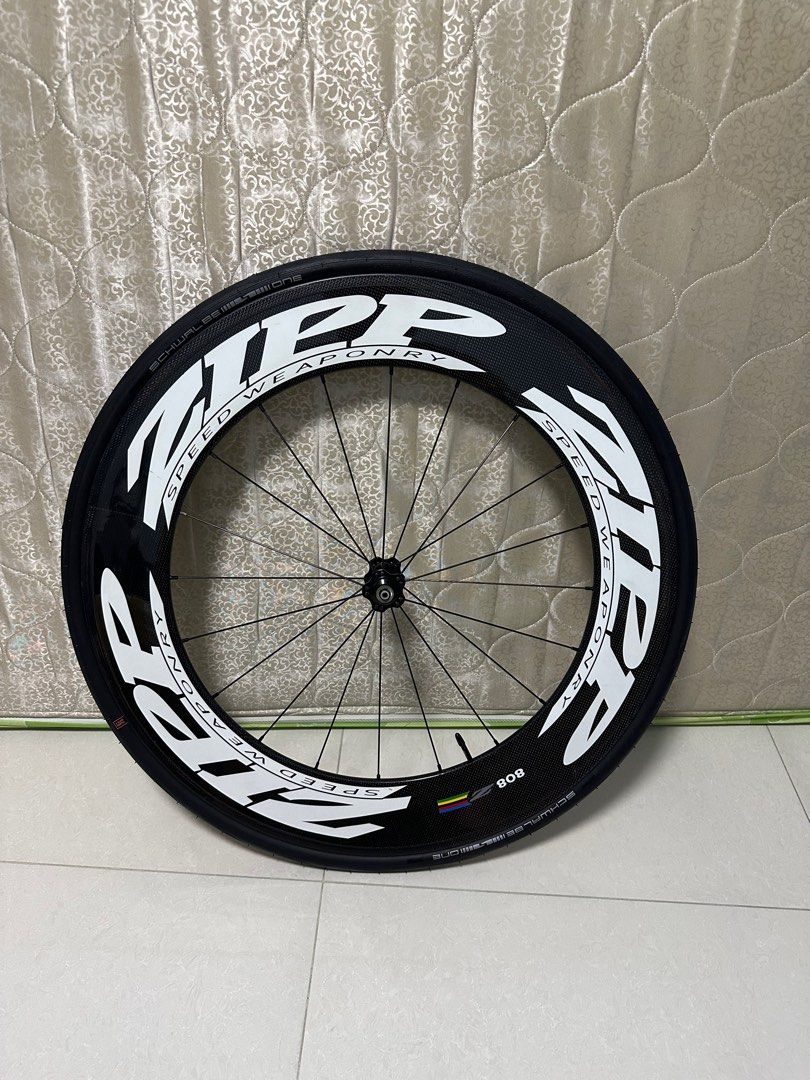 Zipp 808 carbon front wheel 88mm, Sports Equipment, Bicycles & Parts ...