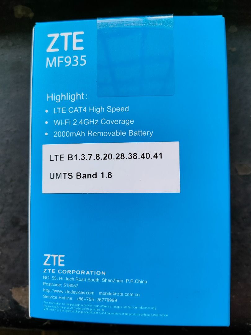 ZTE Portable WiFi MF935 . Cheap new factory sealed 4G WiFi egg ...