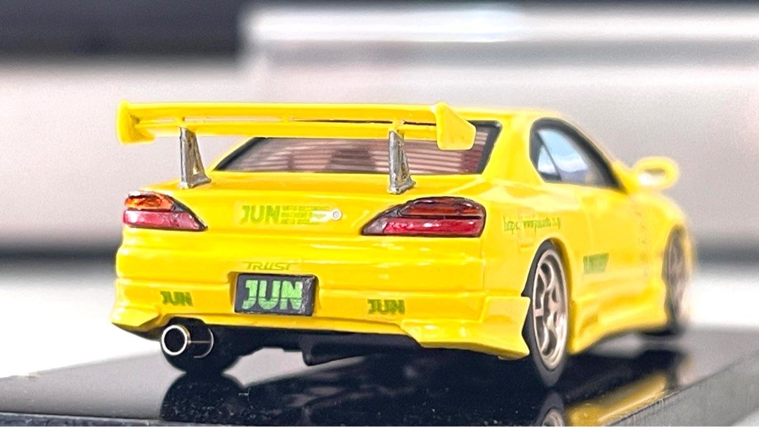 1/64 Nissan Silvia S15 JUN 改裝（完成品）, 興趣及遊戲, 玩具 & 遊戲類 - Carousell