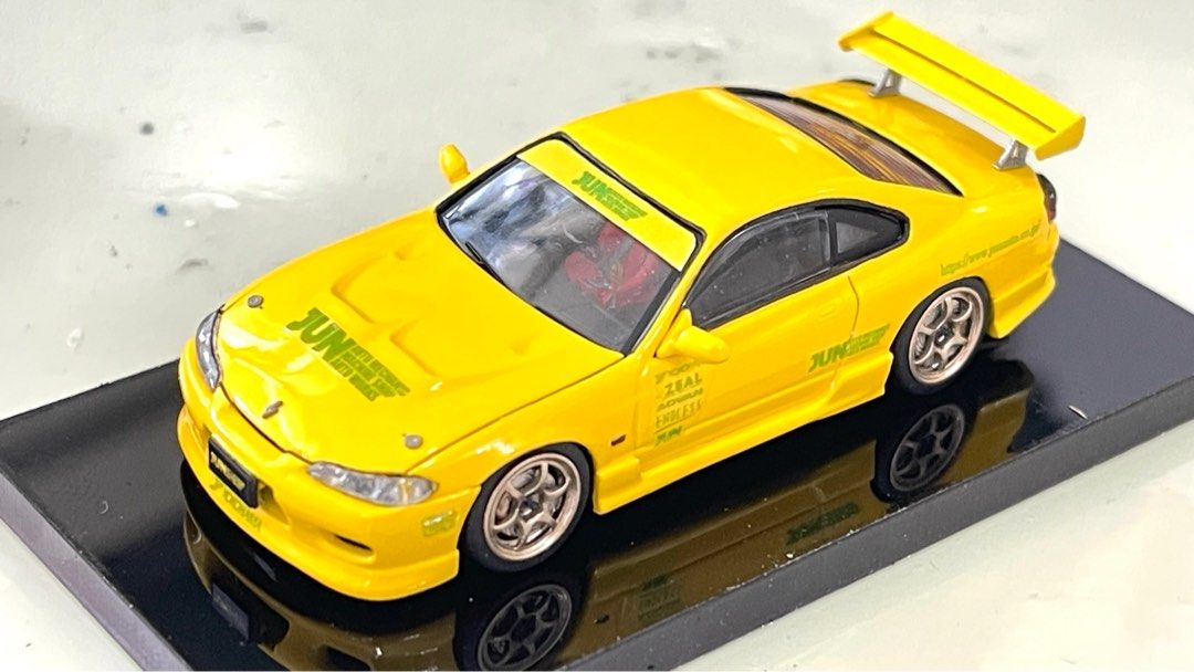 1/64 Nissan Silvia S15 JUN 改裝（完成品）, 興趣及遊戲, 玩具 & 遊戲類 - Carousell