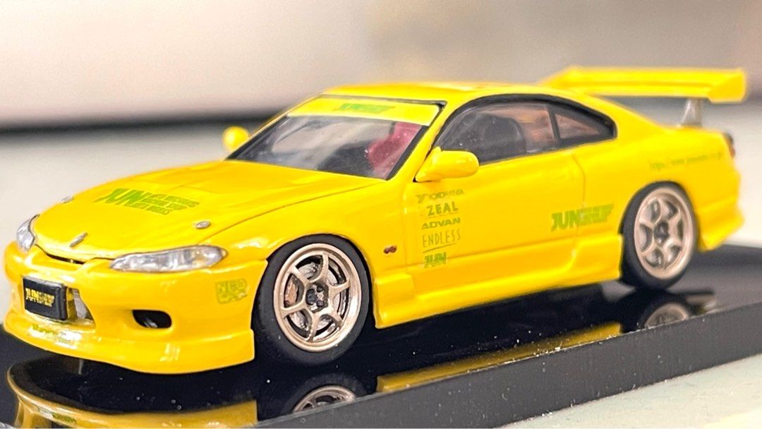 1/64 Nissan Silvia S15 JUN 改裝（完成品）, 興趣及遊戲, 玩具 & 遊戲類 - Carousell