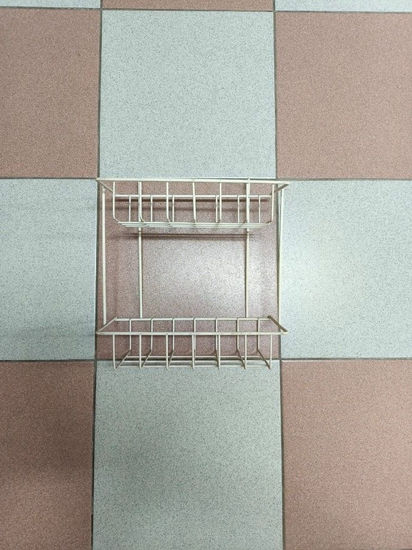 2 layer metal rack, Furniture & Home Living, Furniture, Shelves ...