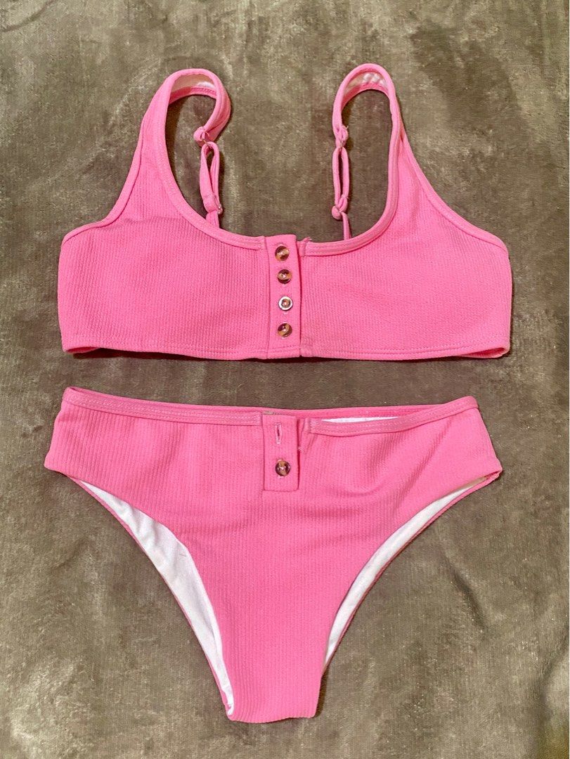 2-Piece Swim suit - Pink, Women's Fashion, Swimwear, Bikinis ...