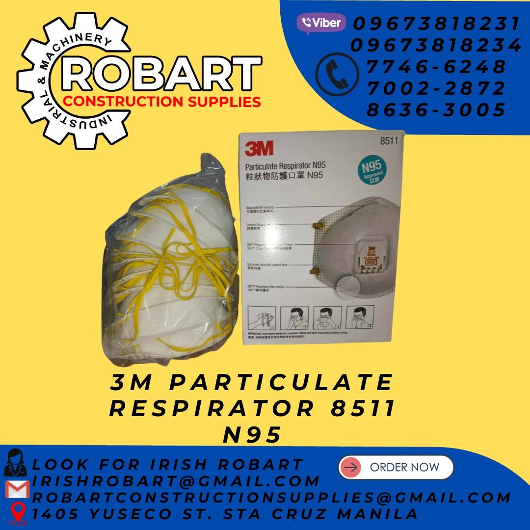 3M particulate Respirator 8511, Commercial & Industrial, Construction ...