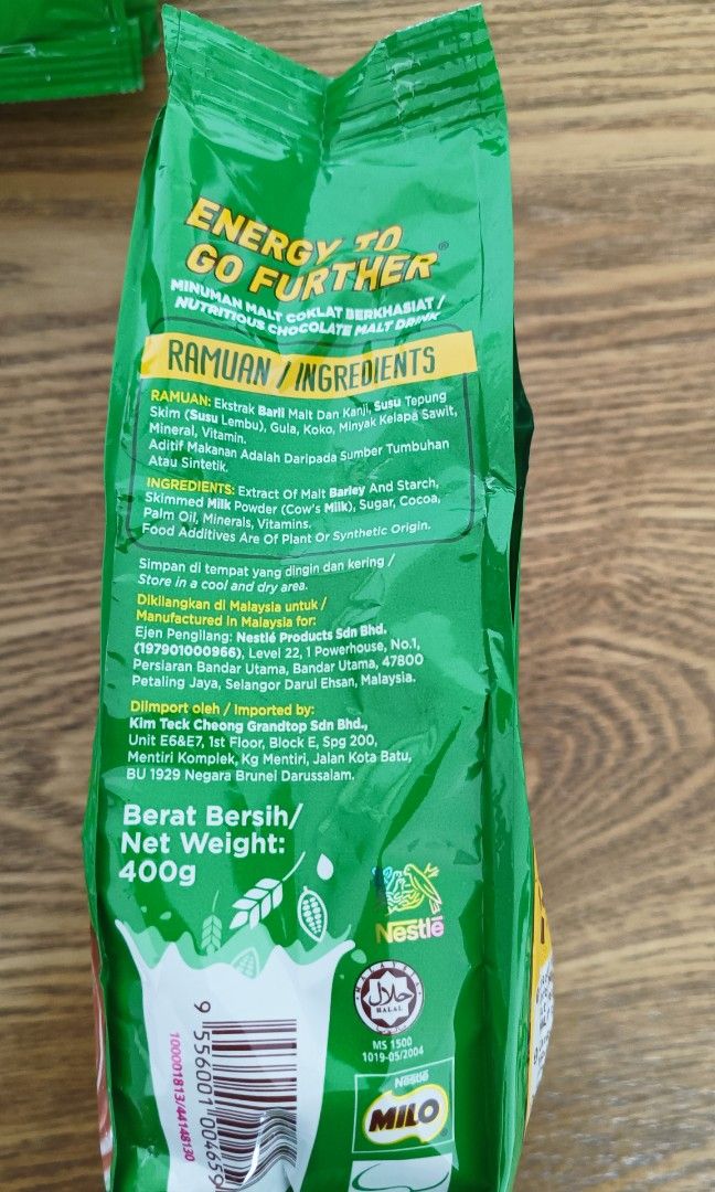 4 packets (400g each) Milo, Food & Drinks, Beverages on Carousell