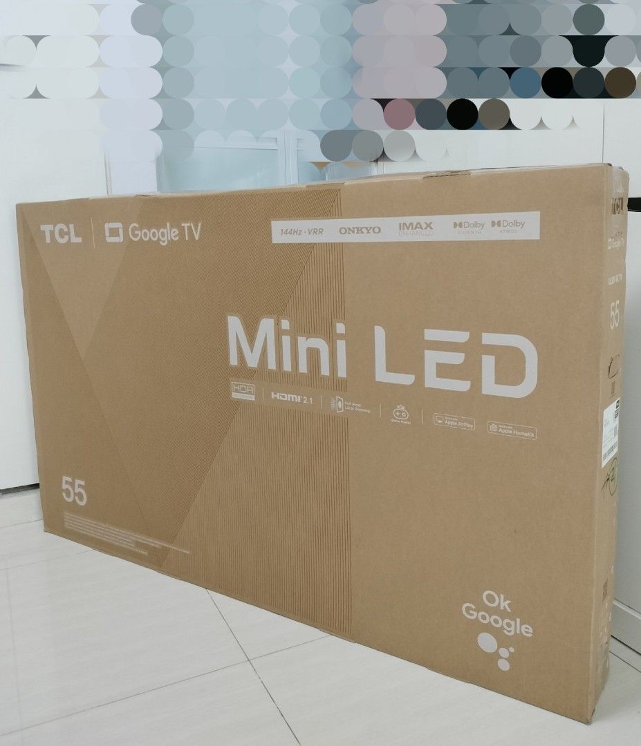 55 inch TV Box With Complete Set Of Styrofoam, TV & Home Appliances, TV ...