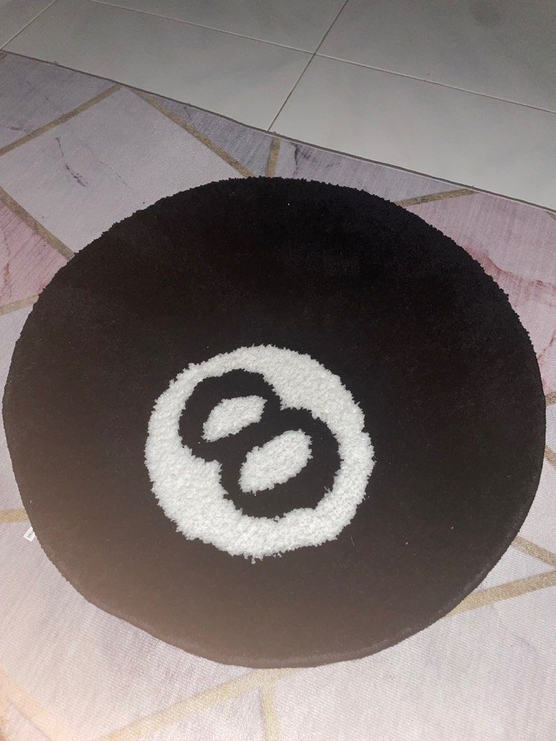 8 ball stussy rug / carpet, Furniture & Home Living, Home Decor ...