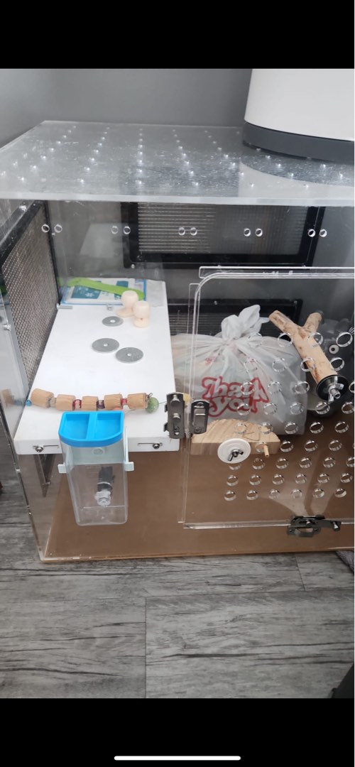 Acrylic Chinchilla Cage, Pet Supplies, Homes & Other Pet Accessories on ...