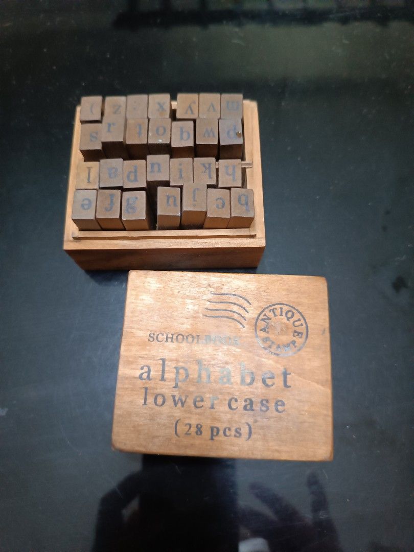 Alphabet lowercase stamp, Everything Else, Others on Carousell
