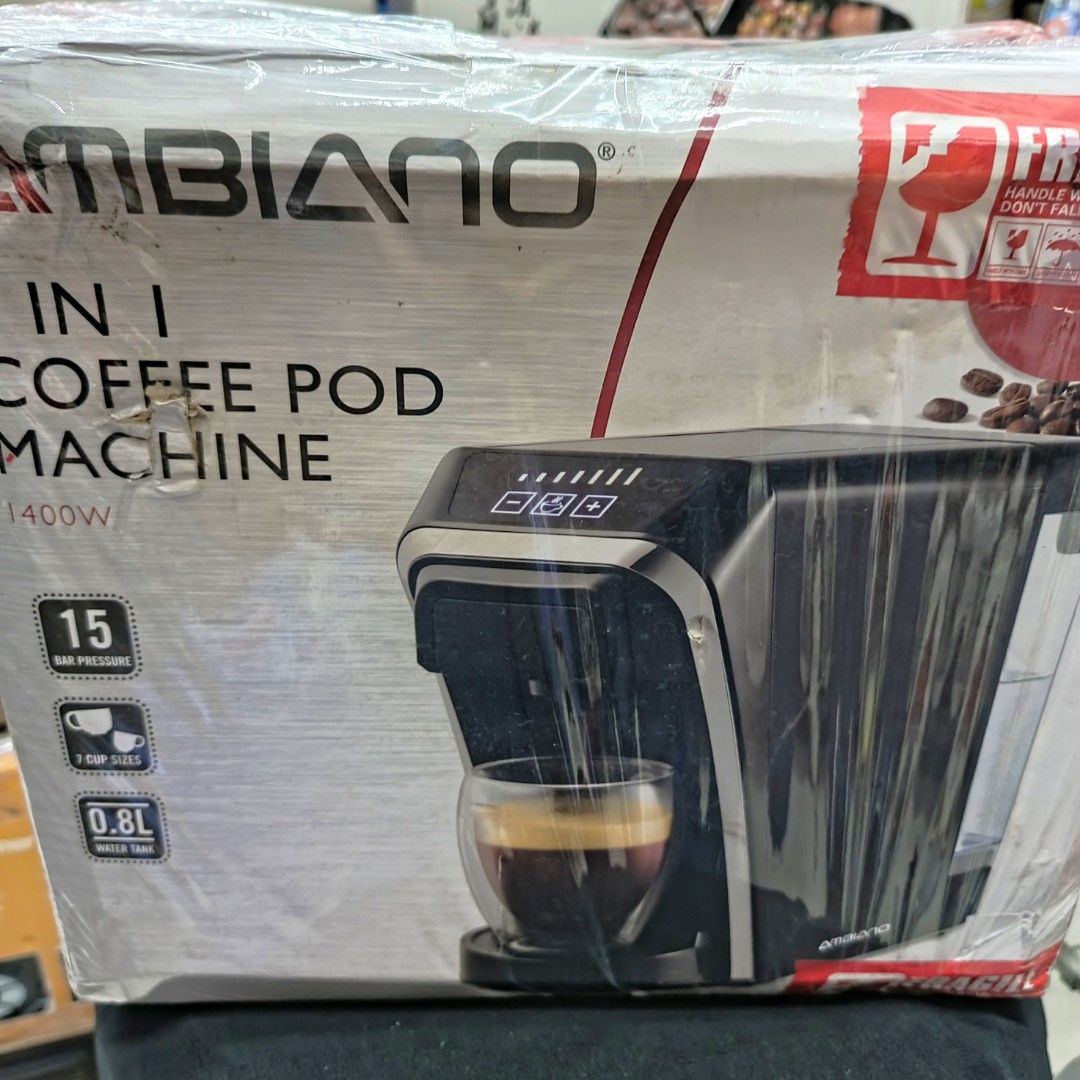 Ambiano 2in1 Coffee Pod Machine, TV & Home Appliances, Kitchen ...