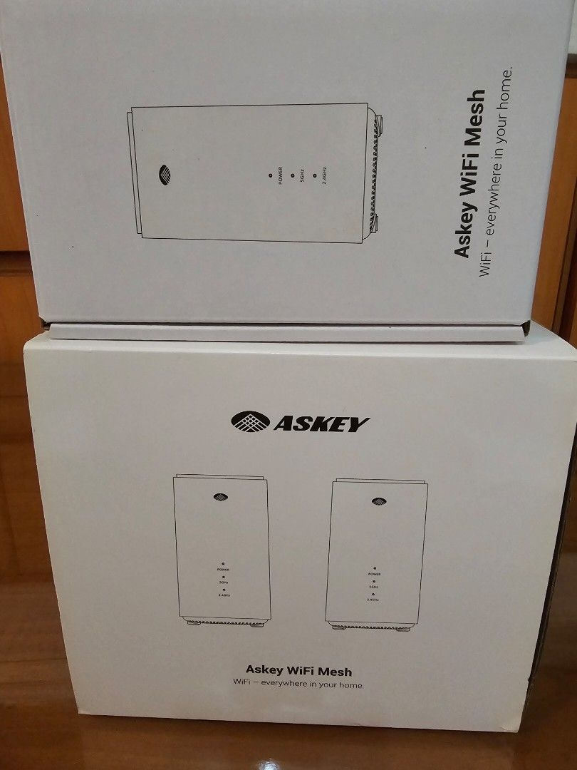 Askey WiFi Mesh AP5100W (3 WiFi meshes), Computers & Tech, Parts ...