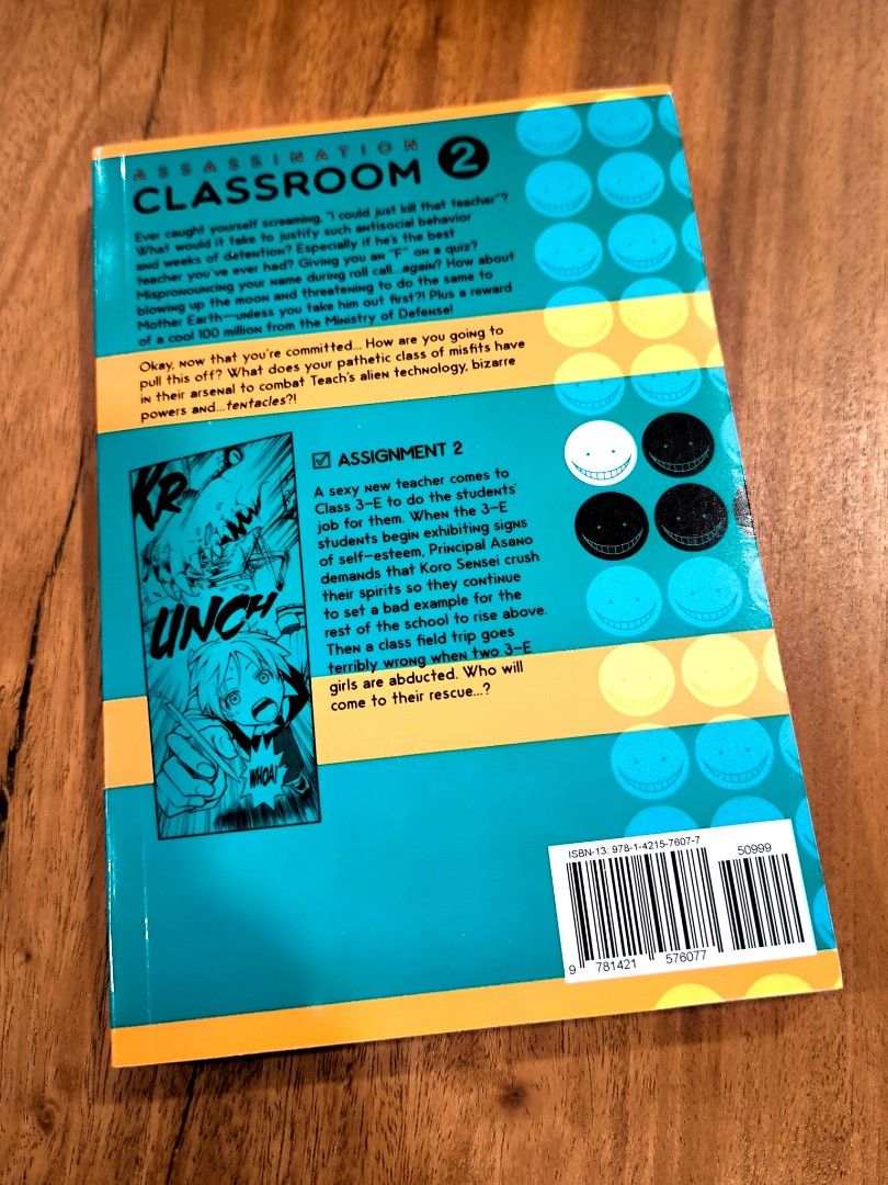 Assassination Classroom 2 Comic Story And Art Book By Yusei Matsui ...