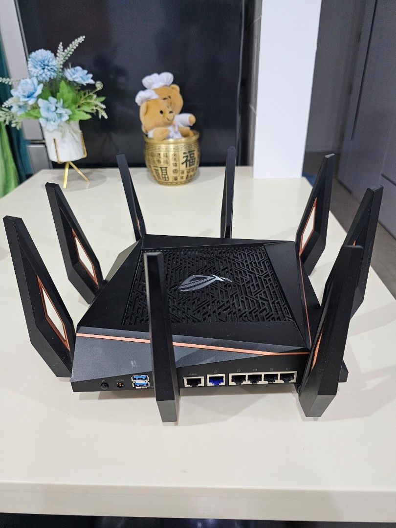Asus Router ROG Rapture Ax11000 bundle with AC88U, Computers & Tech ...