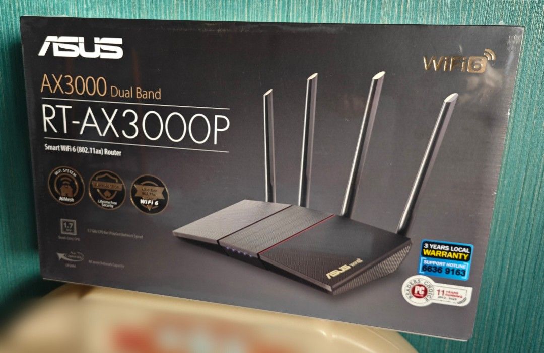 ASUS RT-AX3000P Dual Band Smart WiFi 6 Router, Computers & Tech, Parts ...