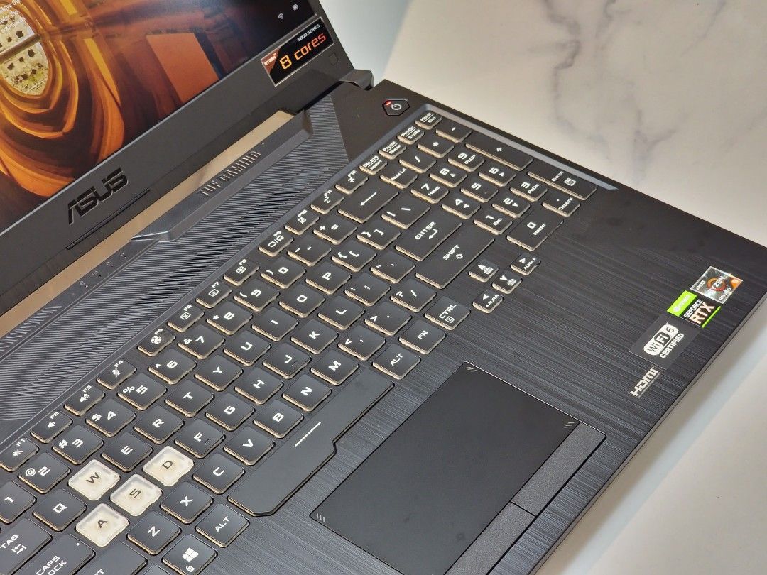 Asus Tuf GAMING A15 FA506QR Ryzen 9 5900HX 16GB RAM 512GB SSD Nvidia GeForce RTX 3070 8GB GDDR6 ...