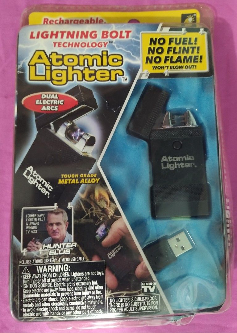 Atomic Lighter rechargeable, Looking For on Carousell