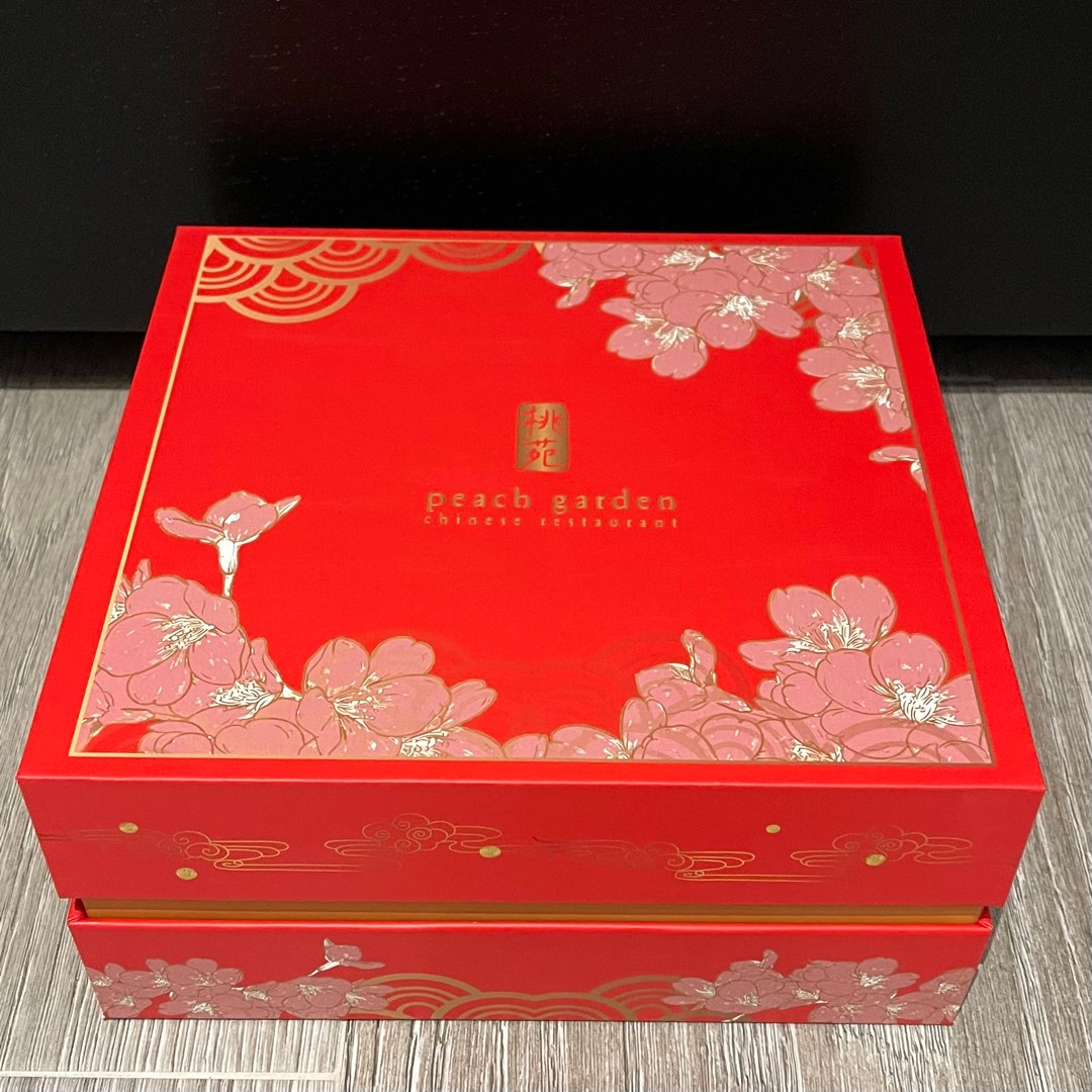 Auspicious Mooncake Box (Peach Garden), Furniture & Home Living ...