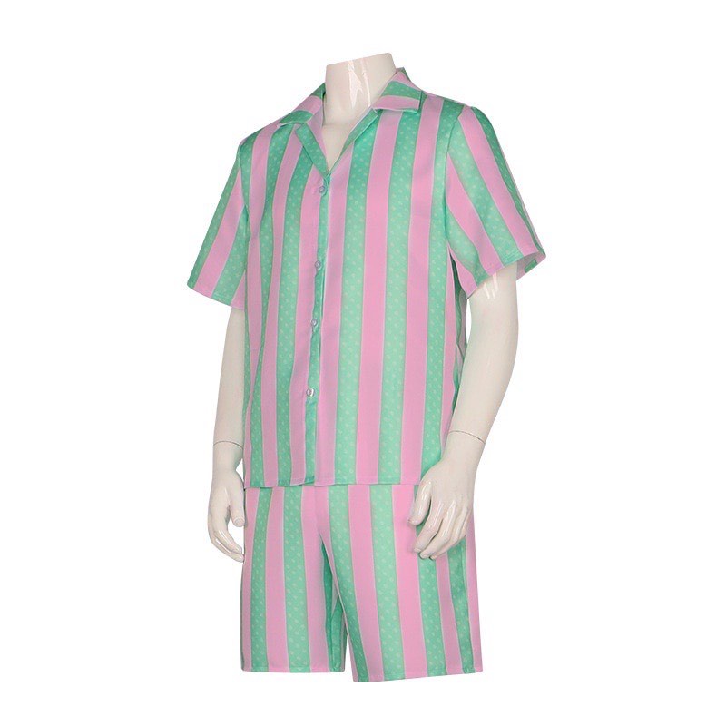 Barbie Movie Ken Beach Costume Set Halloween, Men's Fashion, Tops ...
