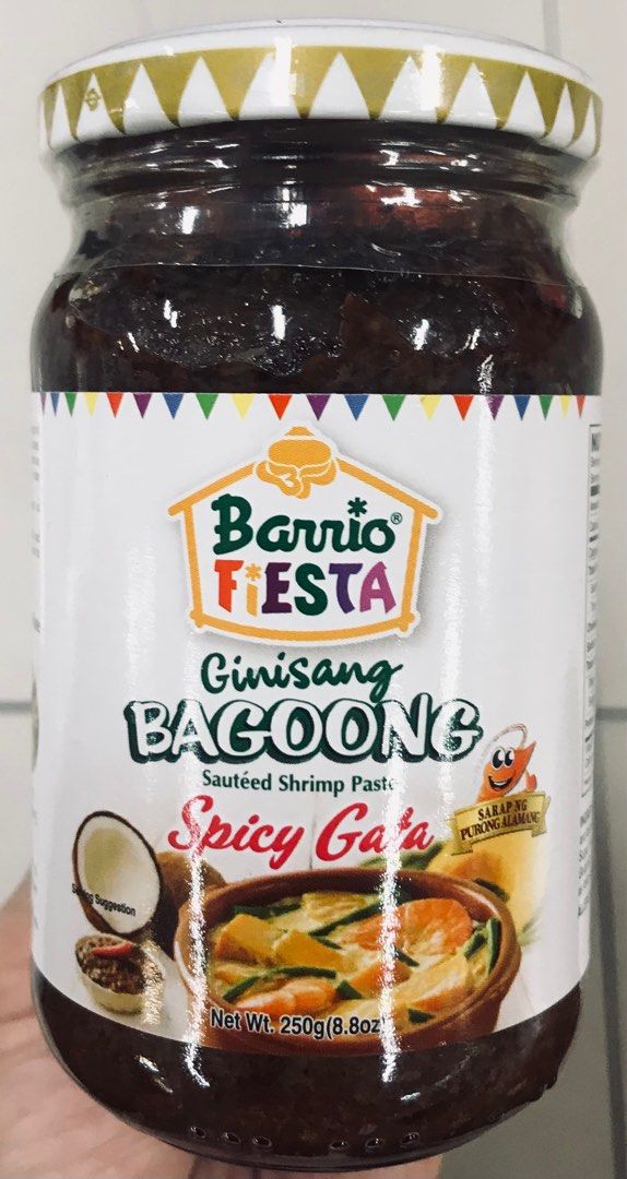Barrio Fiesta Spicy Gata Ginisang Bagoong Sauteed Shrimp Paste 250g ...