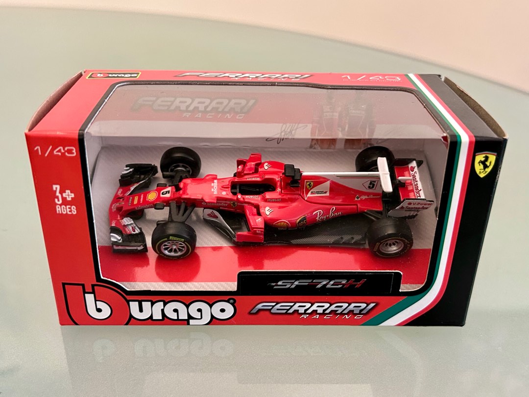 Bburago F1 Racing Ferrari SF70H (2017) 1/43 scale, Hobbies & Toys, Toys ...