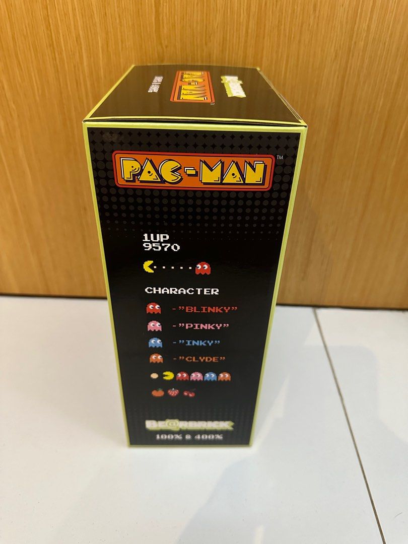 Bearbrick Pac-man 400% & 100% Namco, Hobbies & Toys, Toys & Games on Carousell