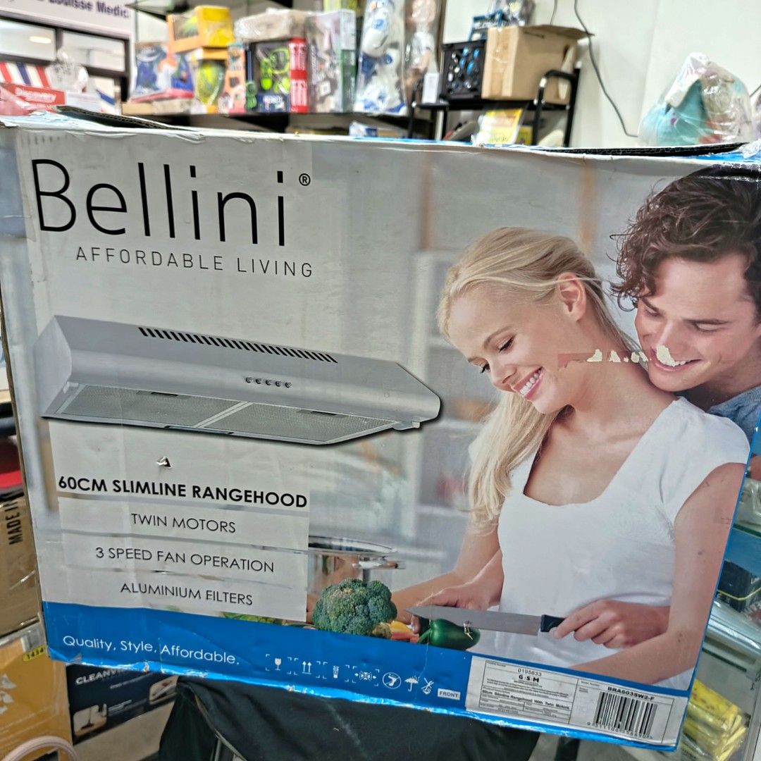 Bellini 60cm Slimline Rangehood, TV & Home Appliances, Kitchen ...