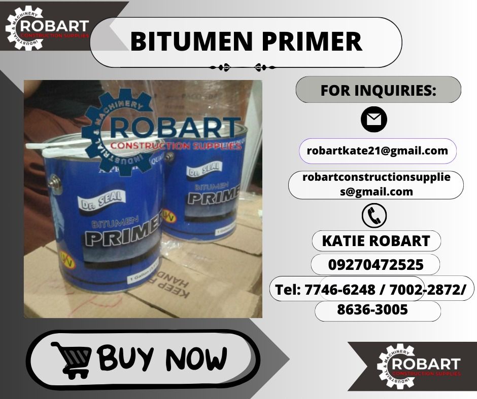 BITUMEN PRIMER, Commercial & Industrial, Construction Tools & Equipment ...