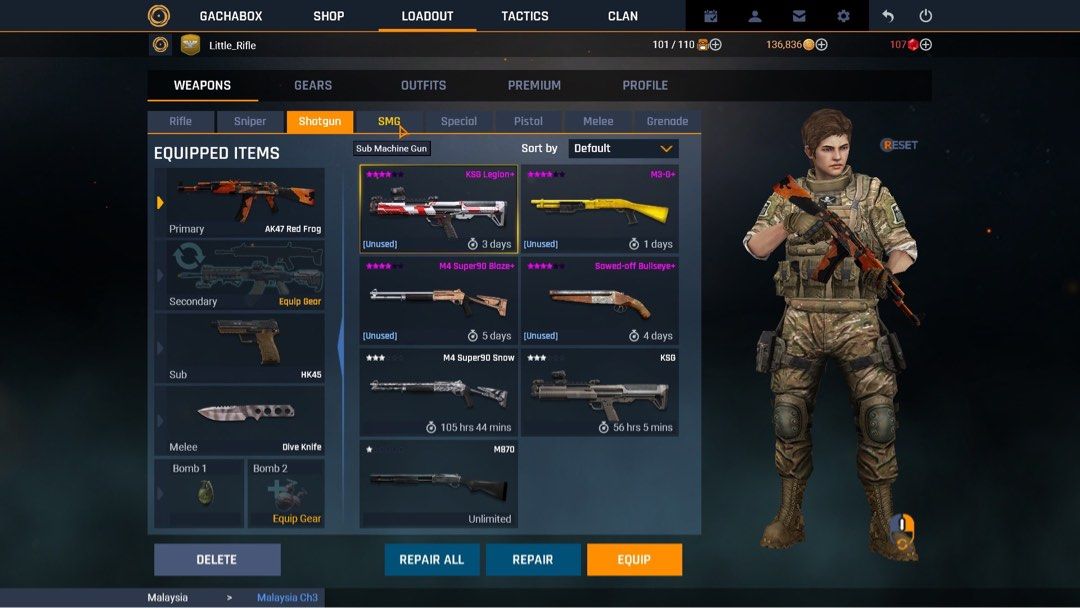 Blackshot Colonel Account, Hobbies & Toys, Toys & Games on Carousell