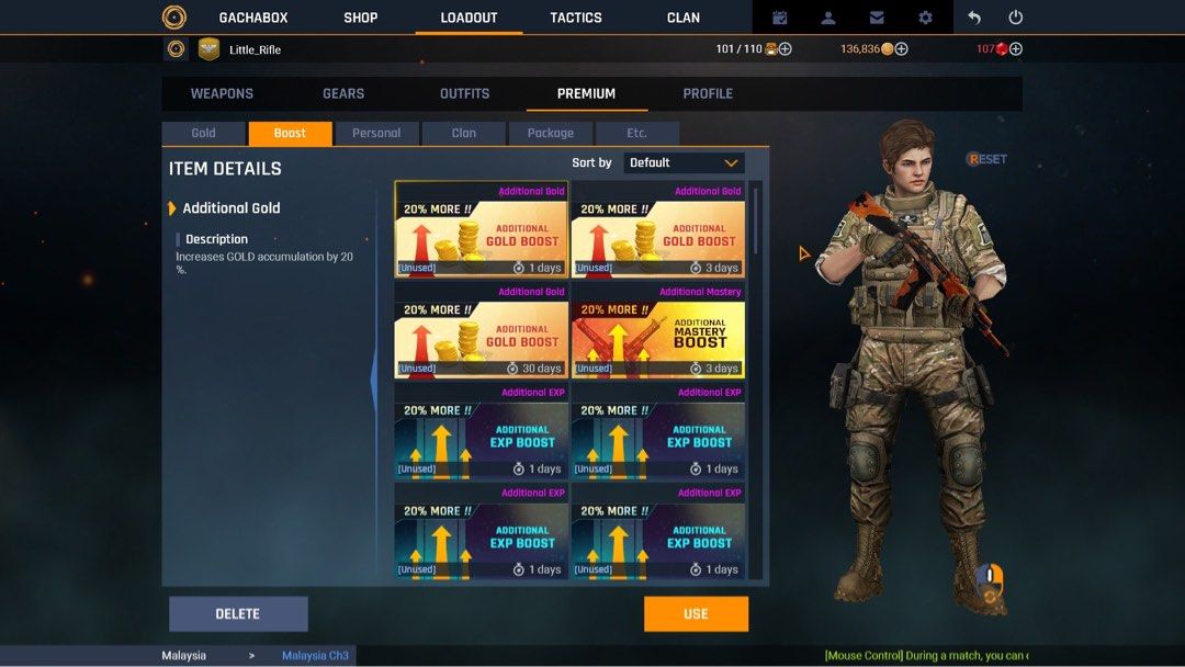Blackshot Colonel Account, Hobbies & Toys, Toys & Games on Carousell