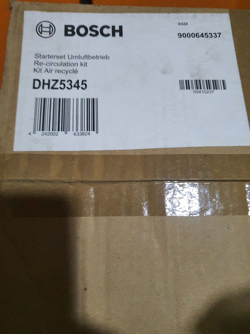 Bosch Recirculation Kit DHZ5345, TV & Home Appliances, Kitchen ...