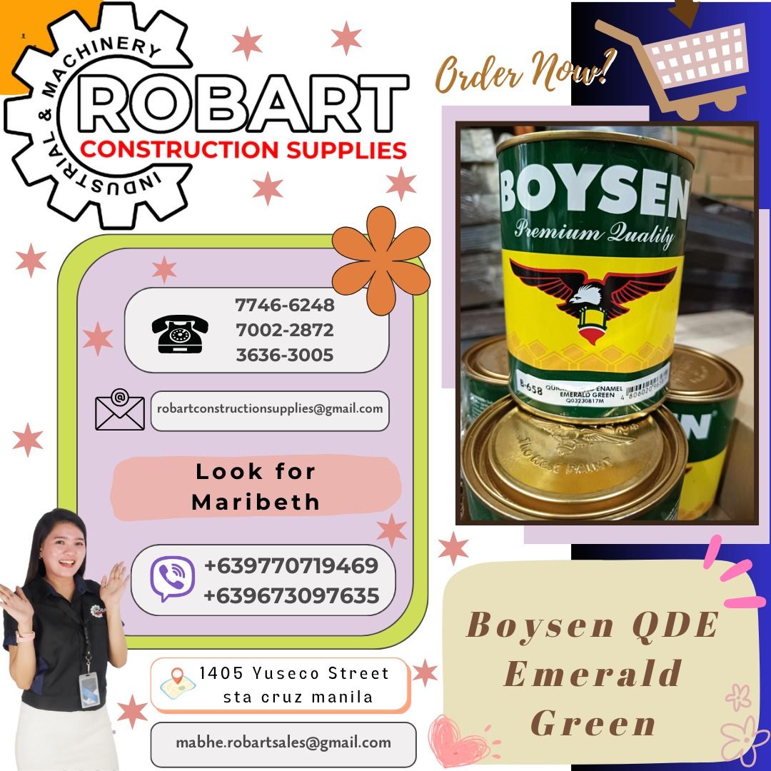 Boysen QDE Emerald Green, Commercial & Industrial, Construction Tools ...