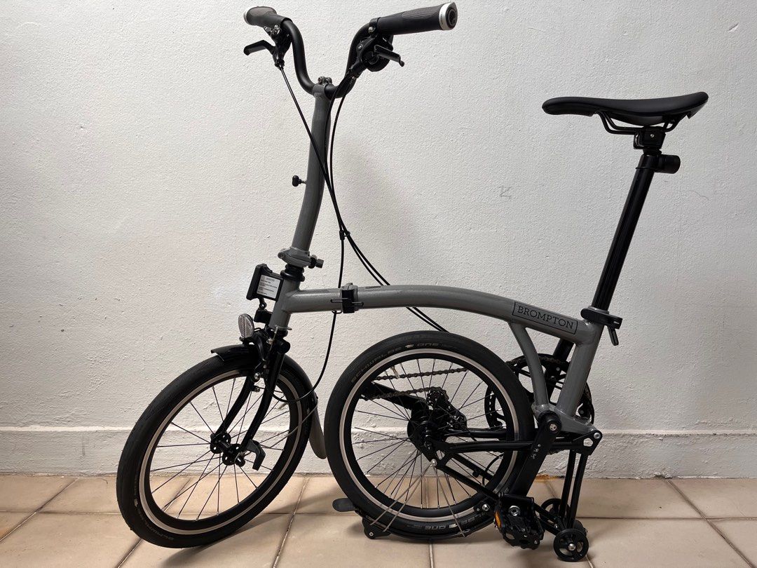 Brompton P Line storm grey, Sports Equipment, Bicycles & Parts ...