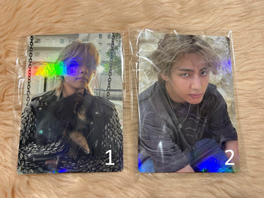 BTS V LAYOVER TAEHYUNG WEVERSE POB HOLOGRAPHIC PHOTO FRAME, Hobbies ...