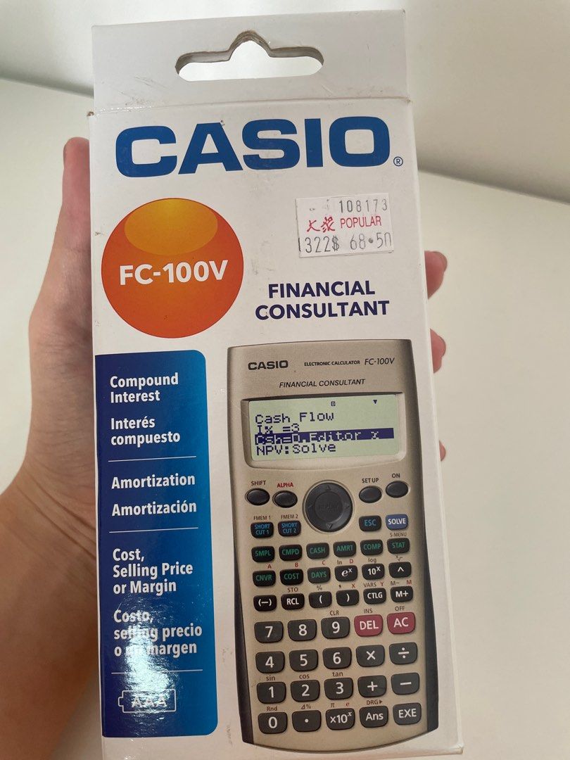 Casio Financial Calculator, Everything Else on Carousell