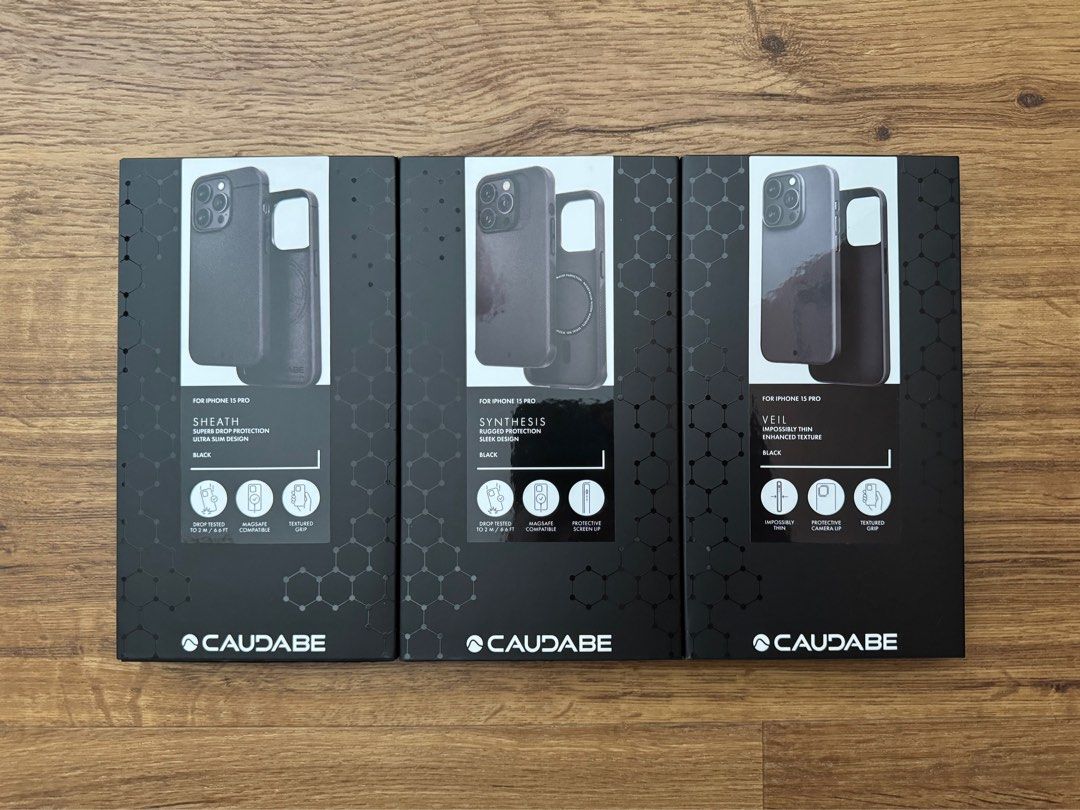 Caudabe Cases for iPhone 15 Pro (Cut Out), Mobile Phones & Gadgets ...
