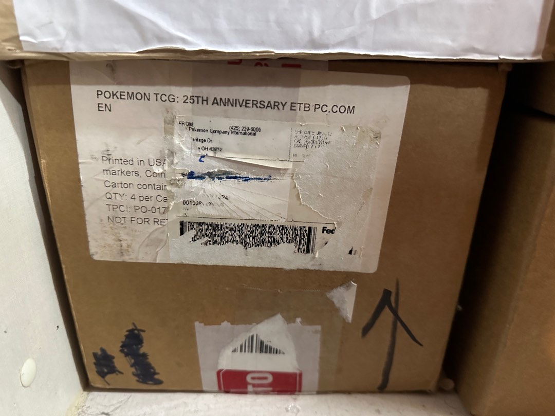 Celebrations 25th Pokémon Center Sealed PC ETB Case, Hobbies & Toys ...