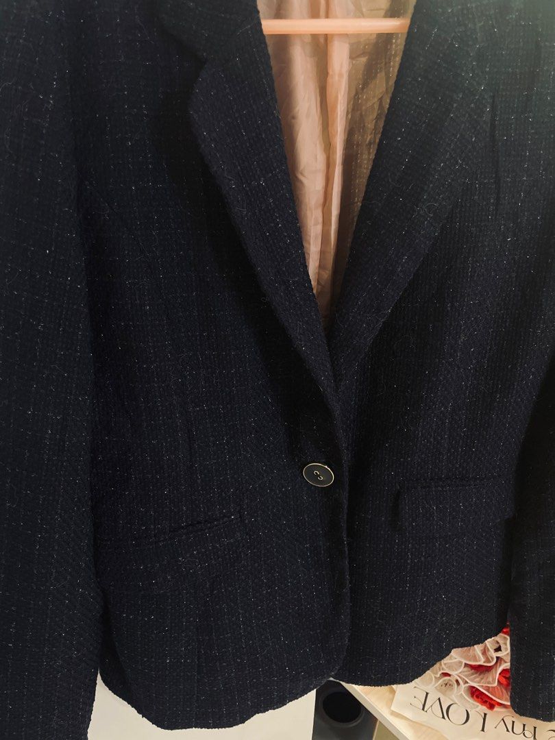 Chanel style Blazer, Women's Fashion, Coats, Jackets and Outerwear on ...