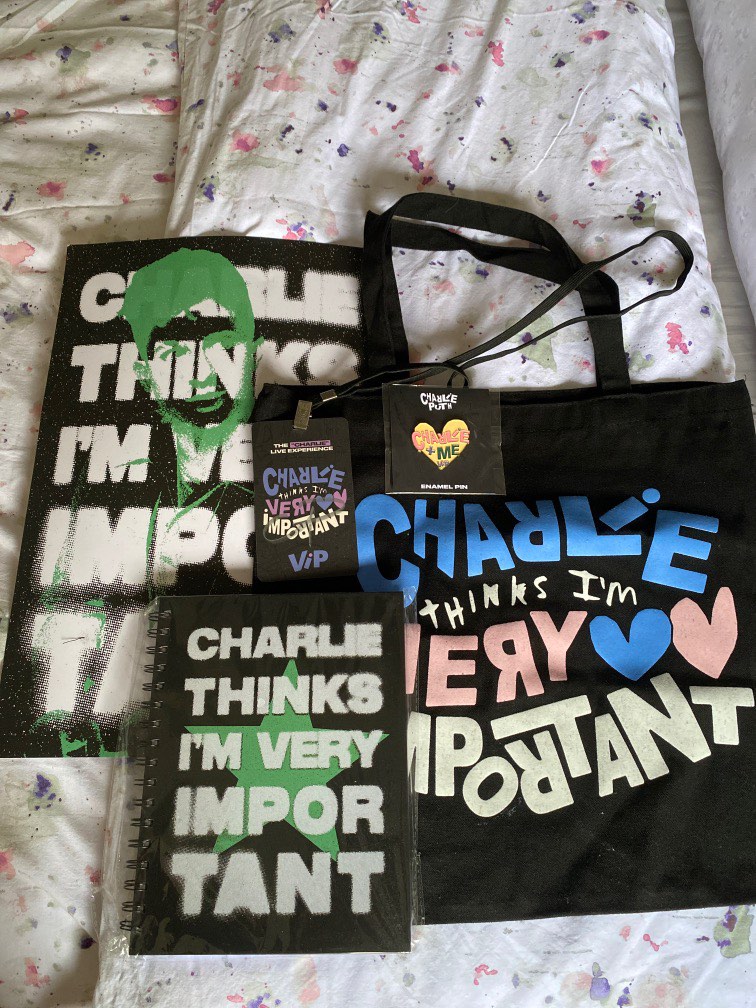 Charlie Puth VIP Goodie Bag Merchandise, Hobbies & Toys, Memorabilia ...