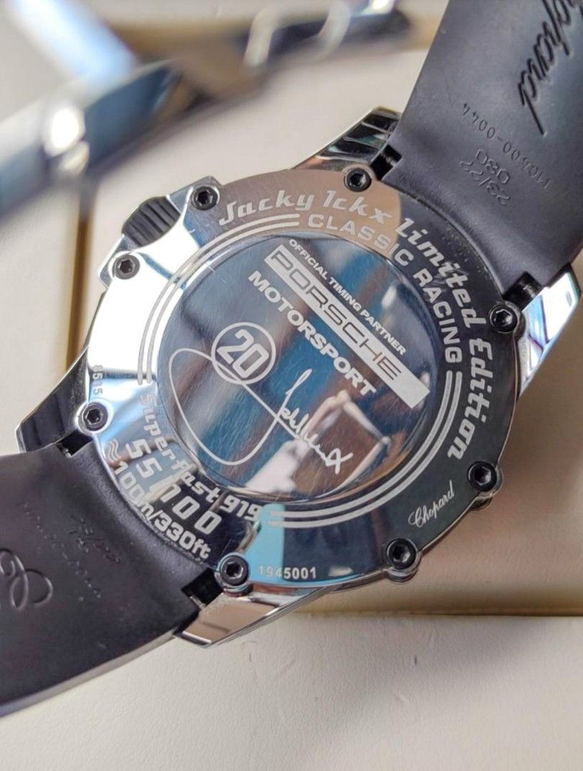 CHOPARD SUPERFAST CHRONO PORSCHE 919 JACKY ICKX EDITION FLYBACK, Luxury ...