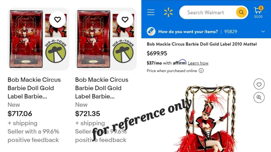 Circus Barbie by Bob Mackie, Hobbies & Toys, Toys & Games on Carousell