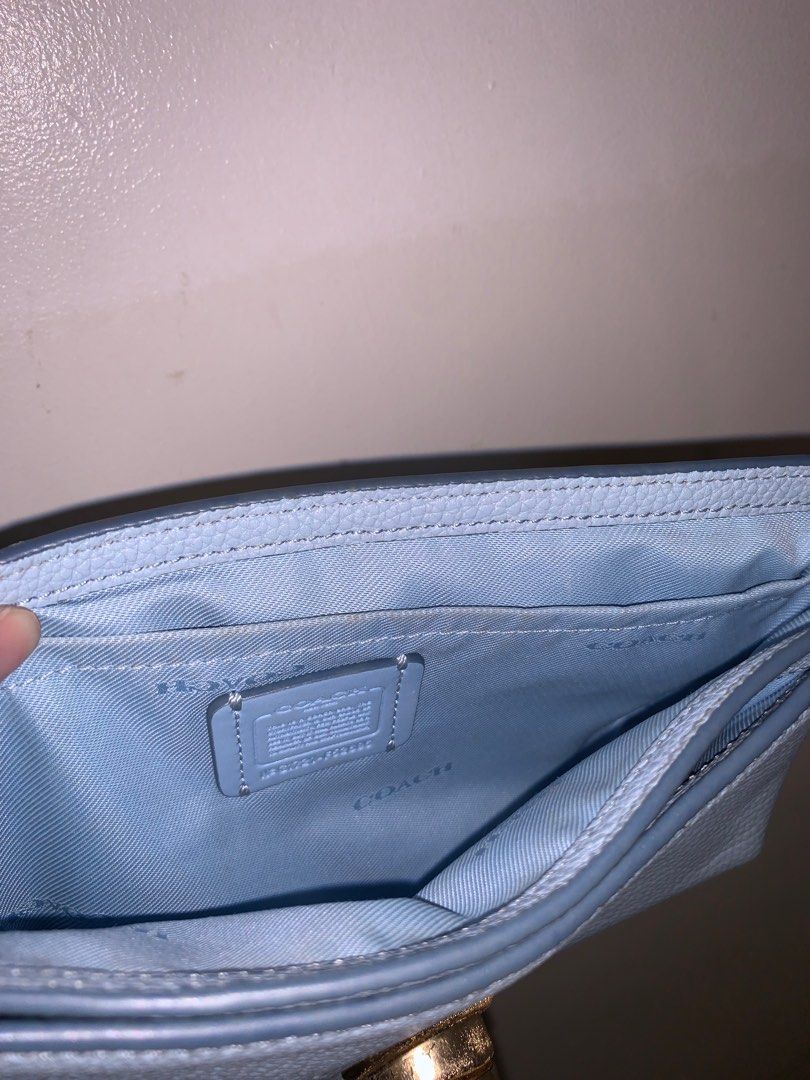 COACH BABY BLUE BAG, Women's Fashion, Bags & Wallets, Cross-body Bags ...